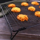3 Tier Cooling Rack Foldable Non-Stick Stainless Steel Wire Cake Rack ...