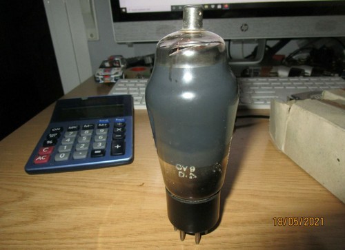 CV9 MULLARD TUBE VALVE LAMPE RÖHRE FOR KLANGFILM AL60 SIMILAR EL60 EL6 ...