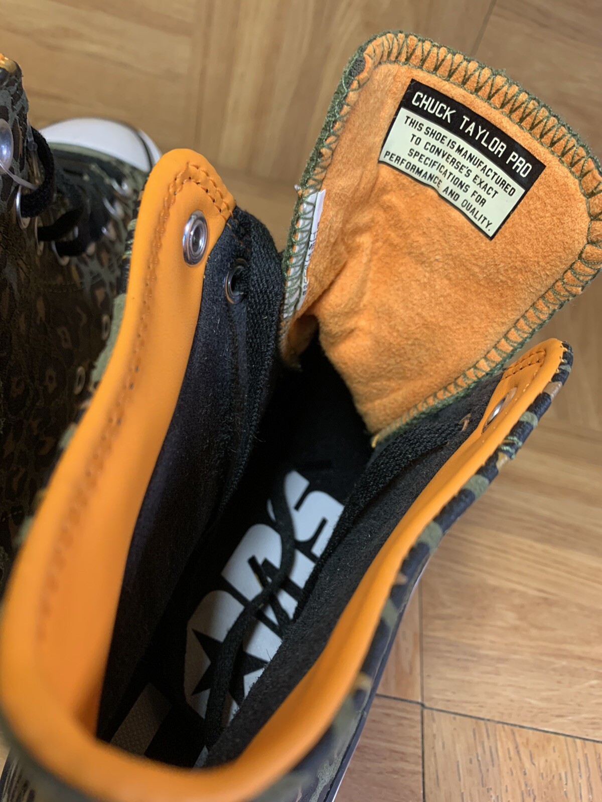 RARE🔥 Converse ZOOM CONS PRO CTAS Hi Leopard Olive C… - Gem