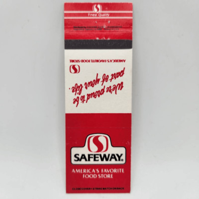 Vintage Matchcover Safeway Wild Bird Seed | eBay