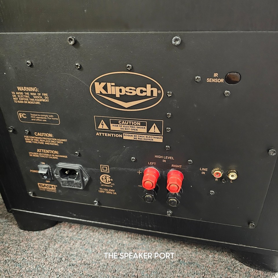 Klipsch Reference Series RW 12d 120V Powered Subwoofer - WORKS GREAT! | eBay