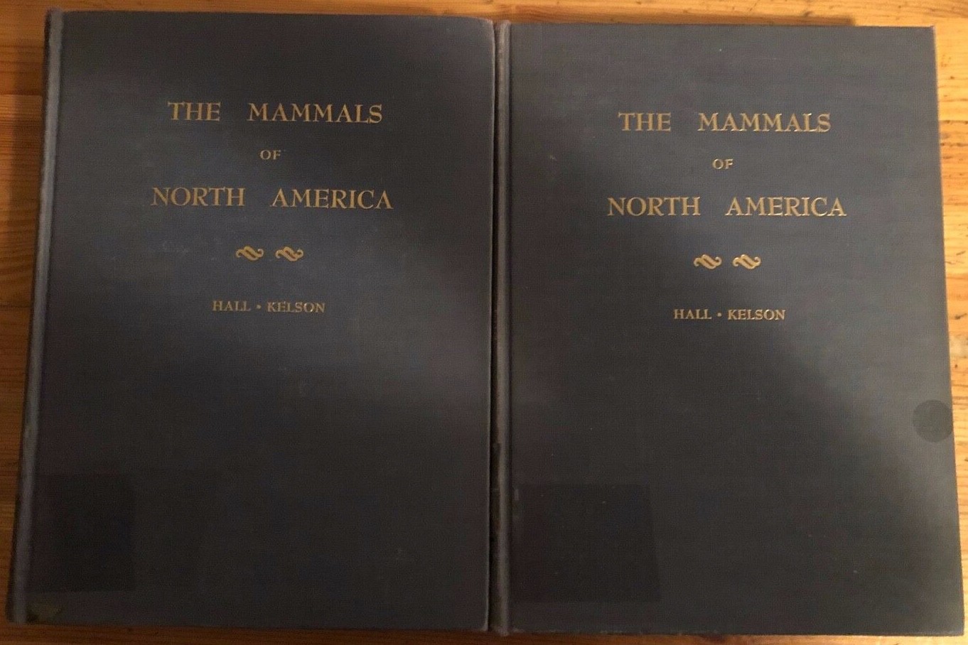 Lot of 2 The Mammals of North America Books Volumes I & II Hall ...