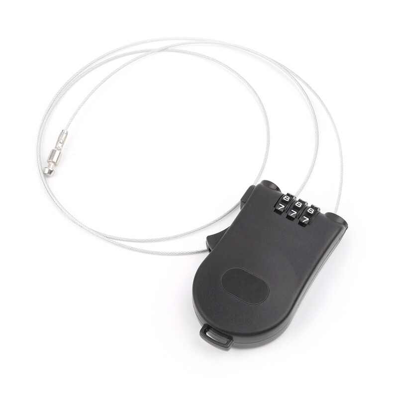 Retractable Wire Rope Password Lock Combination Coded Locker Outdoor ...