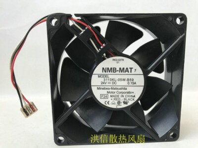 NMB-MAT 8025 3110KL-05W-B59 0.15A 80mm inverter industrial computer ...