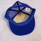 Vtg Exxon Delta Petroleum Blue Mesh Snapback Hat Cap Foam Front 80s ...