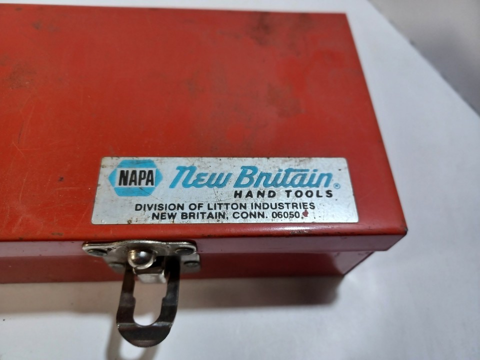 Rare Vintage Napa New Britain 3/8 Drive 21 pc Metric Socket Set Made In ...