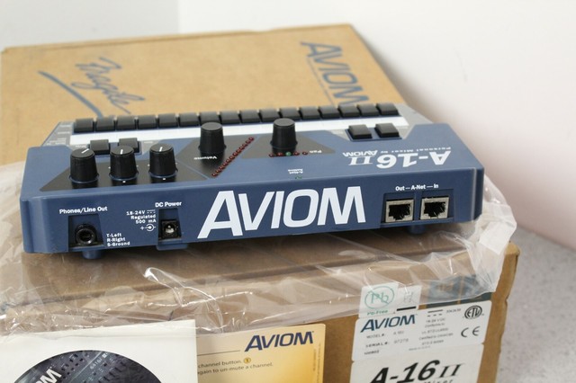 Aviom A-16d Pro Personal Monitor System A16d-pro U166031 for sale ...