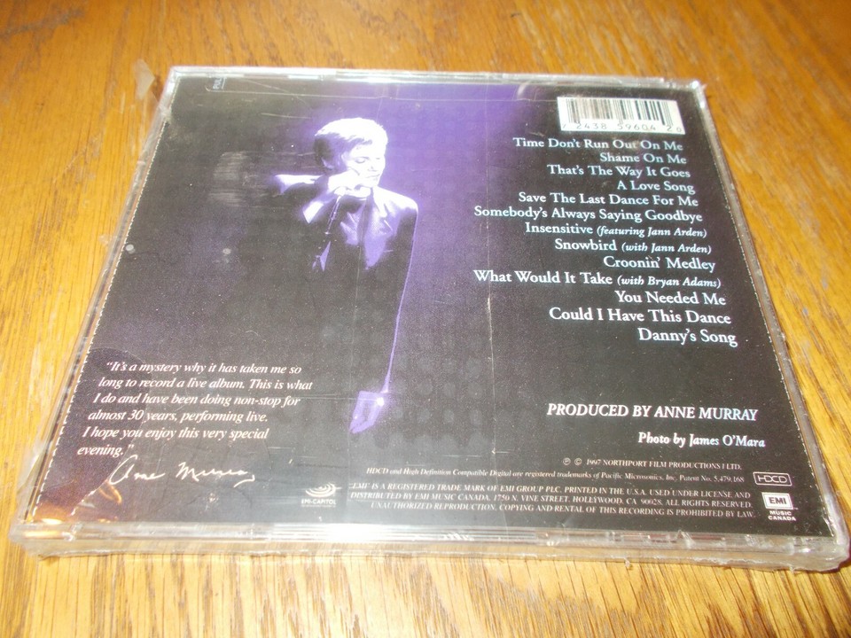 ANNE MURRAY...LIVE CD BRAND NEW SEALED 724385960420| eBay