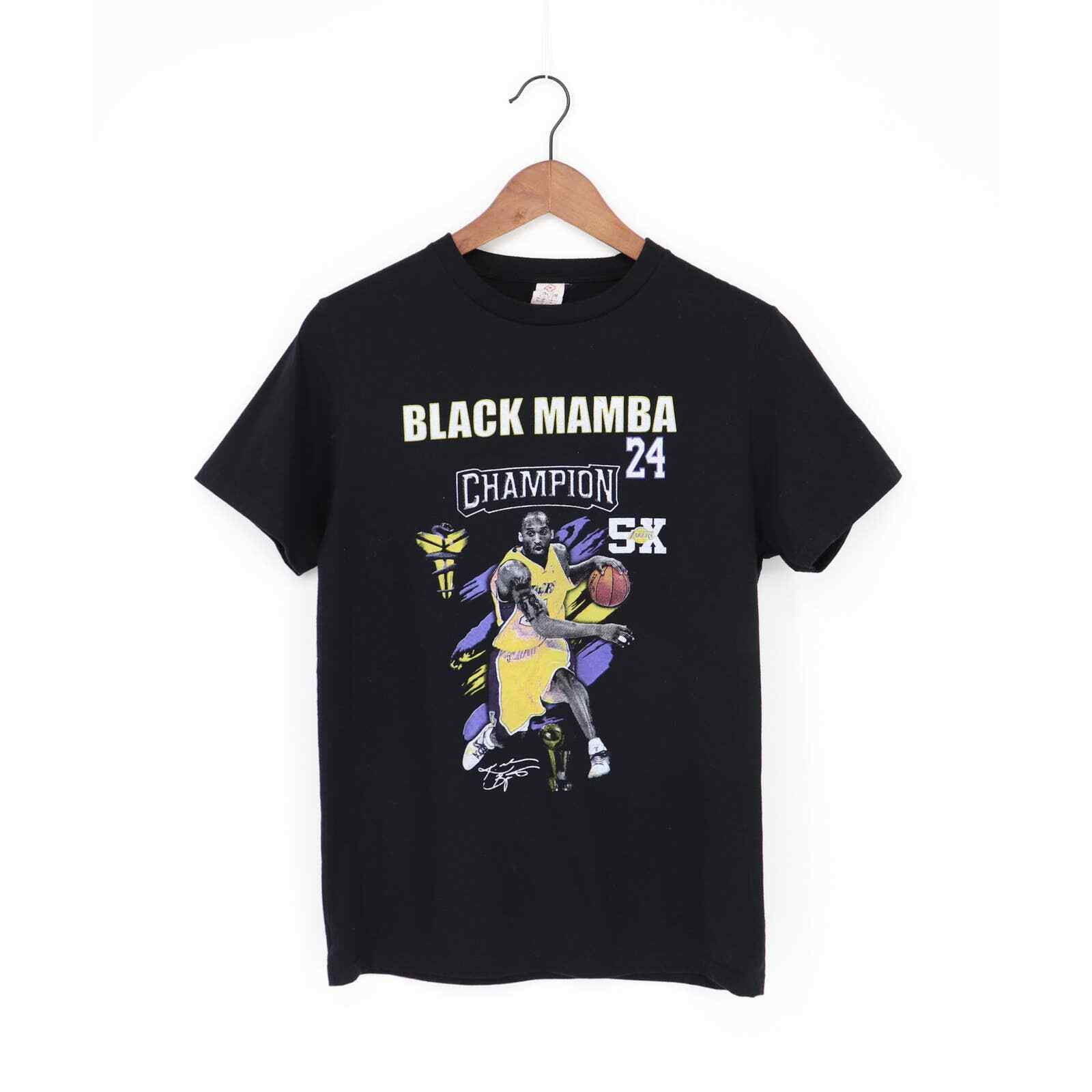 KOBE BRYANT BLACK MAMBA RIP TRIBUTE TEE BLACK S - Gem