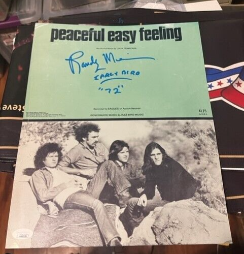 The Eagles Signed 11X14 Randy Meisner Peaceful Easy Feeling W Early ...