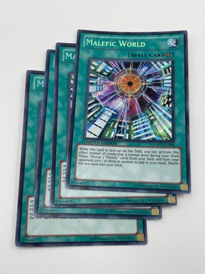 x4 Yugioh Malefic World YMP1-EN008 Secret - NM | eBay