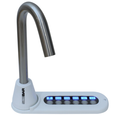 SIDEBAR BEVERAGE SYSTEMS LIQUOR DISPENSER, WHITE LED / NICKEL - NEW ...