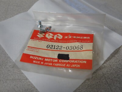 NOS Suzuki OEM Screw 77-81 TS250 80-82 GS450 83-88 DR500 02122-03068 ...