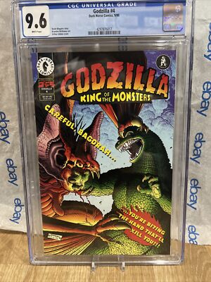 Godzilla #4 (1995) CGC 9.6 WP Kevin Maguire - Brandon McKinney Adams ...