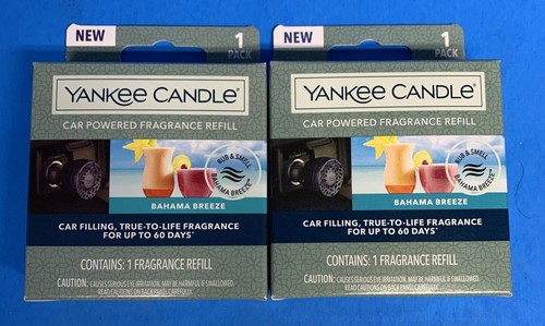 Yankee Candle Car Powered Fragrance Diffuser REFILL - BAHAMA BREEZE ...