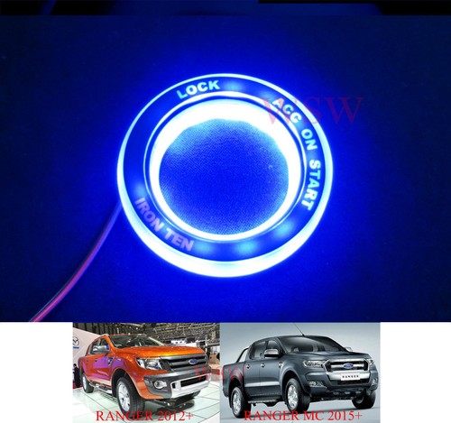 Blue LED Ignition Barrel light kit For Ford PX and PX2 Ranger 2012-2020 ...