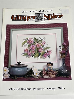Ginger & Spice Rose Mallows 9602 Cross Stitch Pattern | eBay