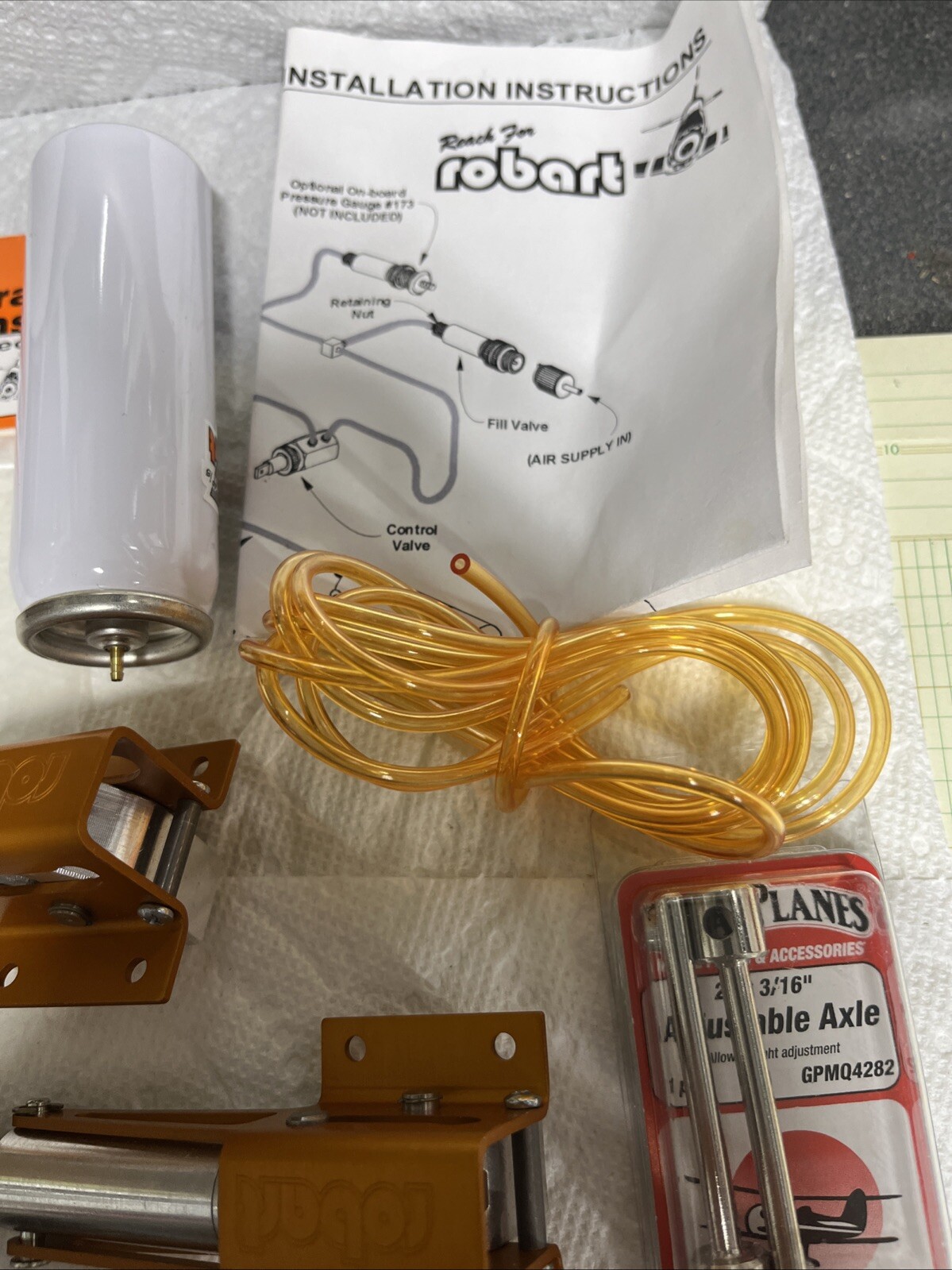 Complete Robert Retract System 3/16 Mains And 5/32 Nose Gear | eBay