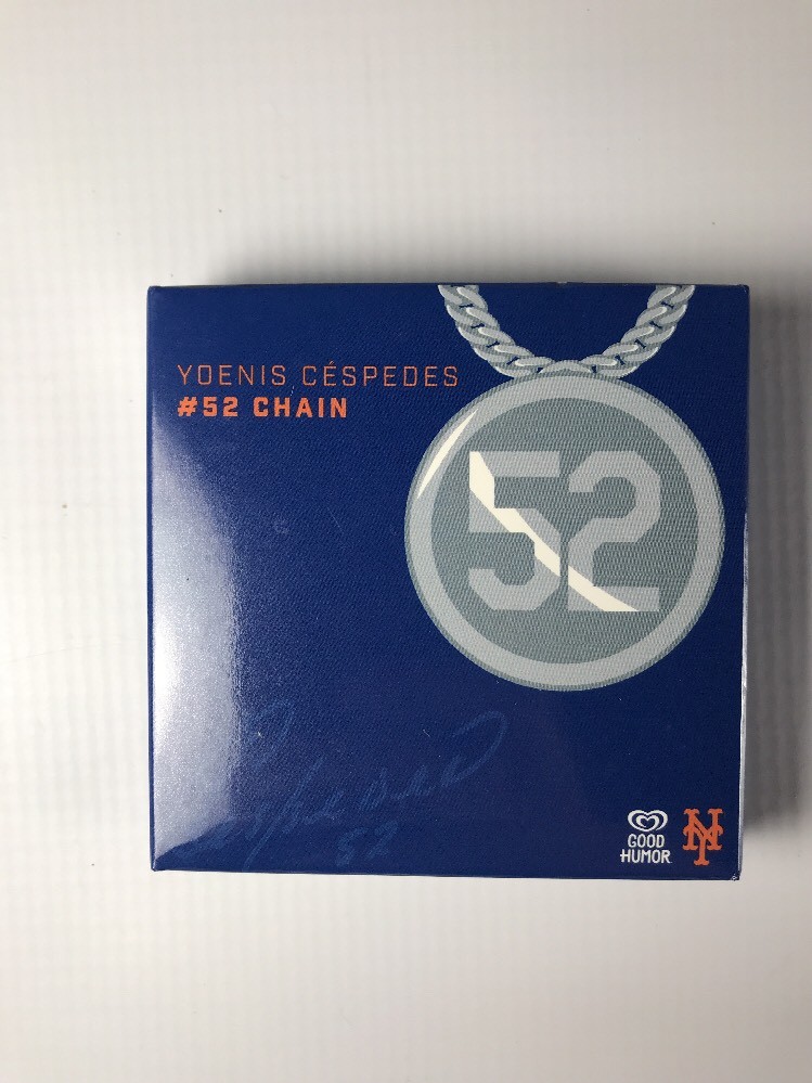 New York Mets Yoenis Cespedes SGA #52 Necklace Chain NIB | eBay