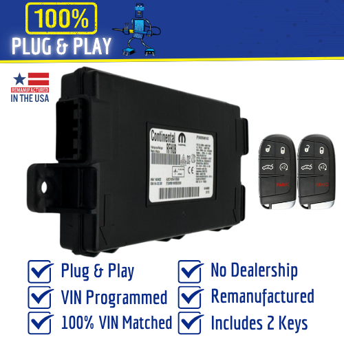 2011 - 2018 Chrysler 300 RF Hub Receiver Keyless Entry Module TPMS w ...