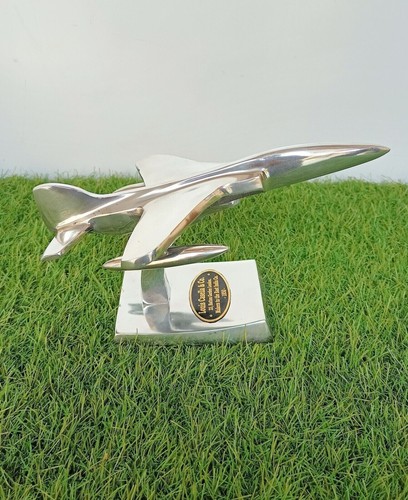 Aircraft Model Aluminum Airplane Plane Table Top Model Silver Desk ...