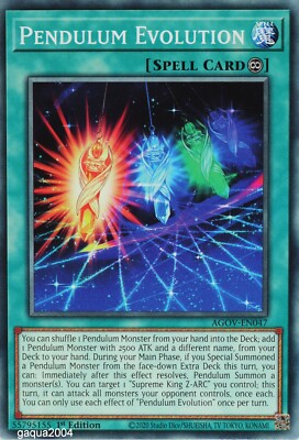 YuGiOh Pendulum Evolution AGOV-EN047 Common 1st Edition | eBay UK