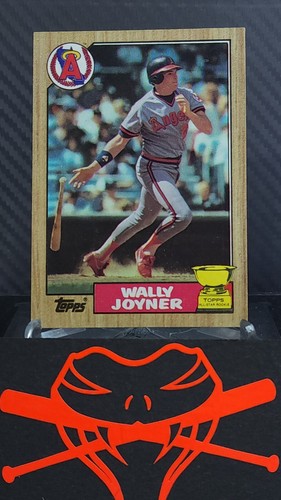 Wally Joyner 1987 Topps ROOKIE GOLD CUP #80 California Angels | eBay