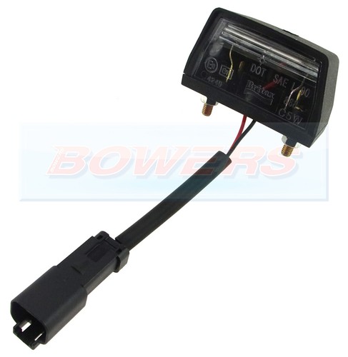 BRITAX 868 REAR NUMBER PLATE LIGHT LAMP JCB LOADALL TELEHANDLER 535 ...