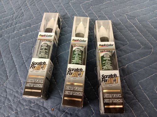 Toyota Touch Up Paint Dark Green Mica 6Q7. ATY1603 Scratch Fix Dupli ...