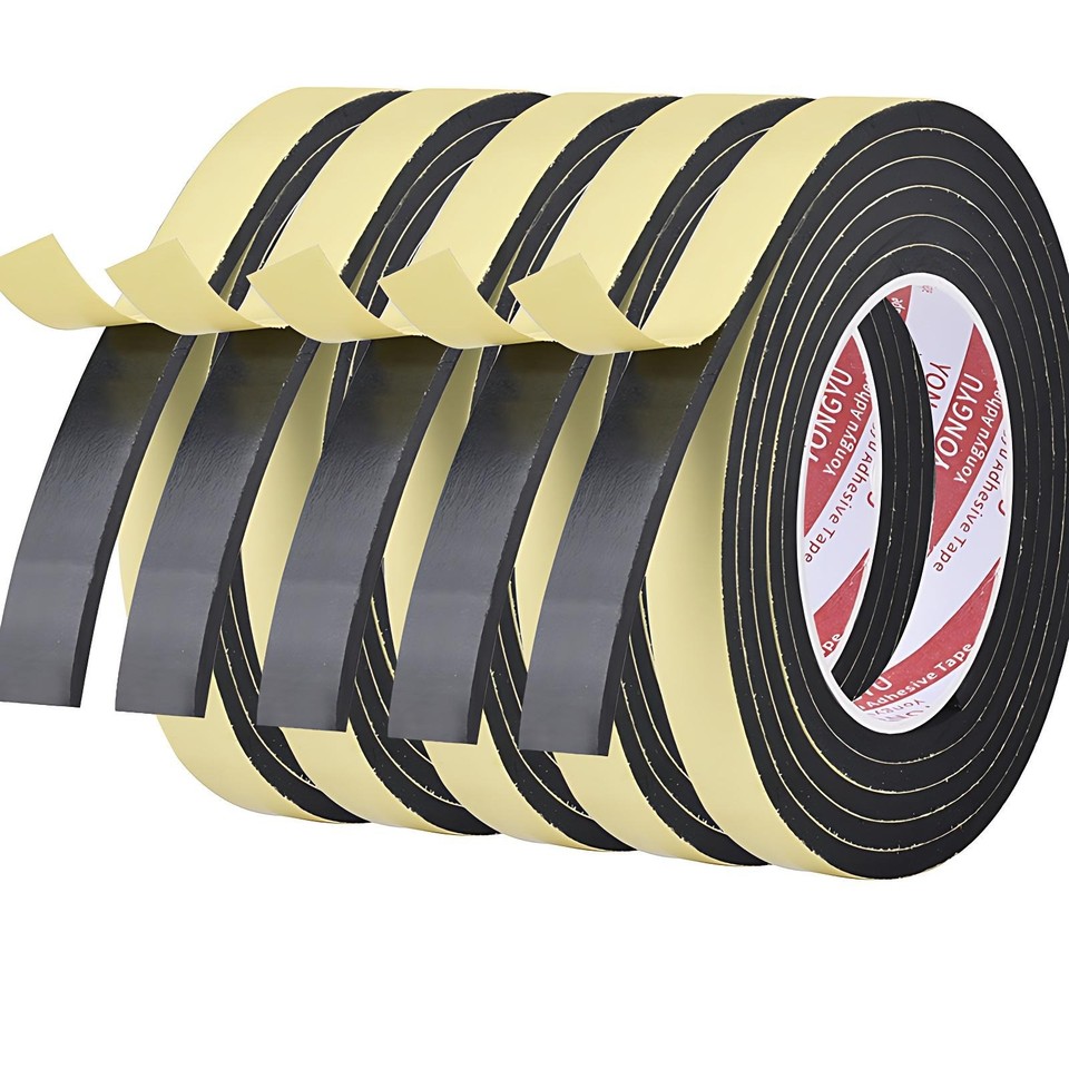 Self Adhesive Foam Sealing Tape Strip Sticky EVA Sponge Rubber Seal 2mm ...