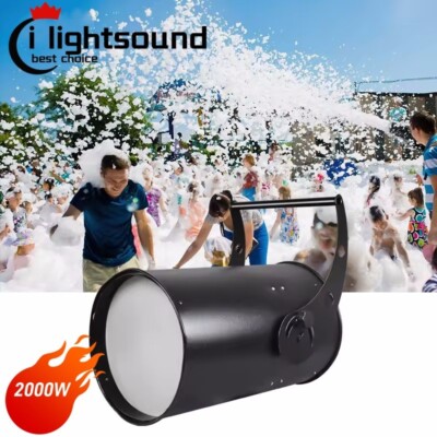 2000W stage foam Machine foam cannon bubble for simming pool weeding ...