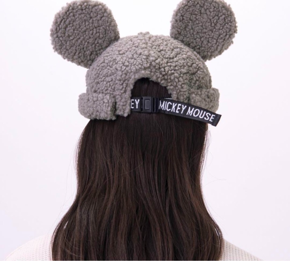 Japan Tokyo Disney Resort Store Ears Head Band Hat Grey Fluffy CAP park ...