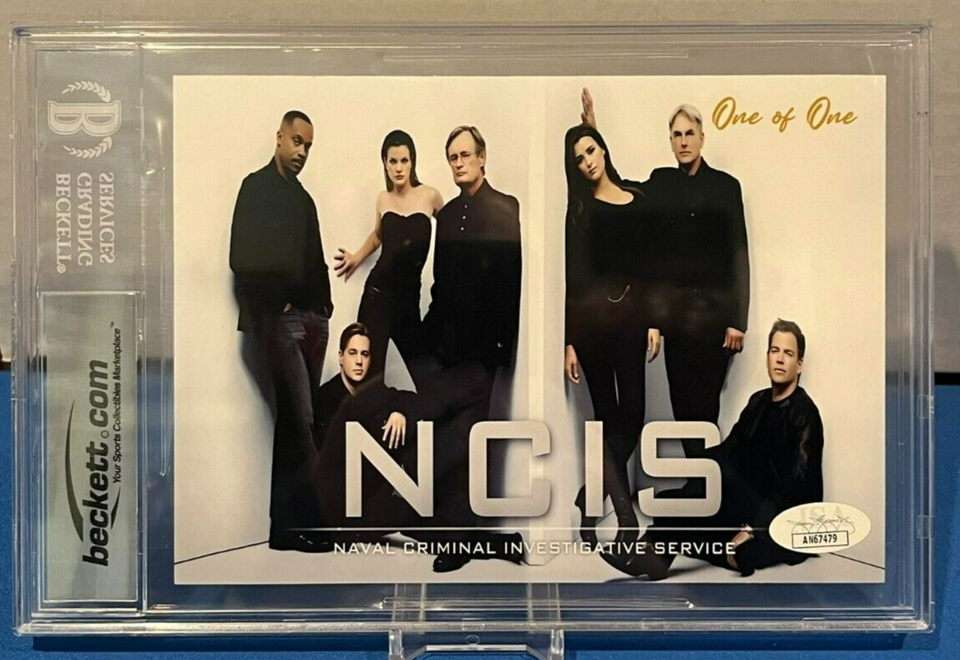MICHAEL WEATHERLY COTE DE PABLO TONY ZIVA NCIS AUTO CUSTOM CARD BECKETT ...