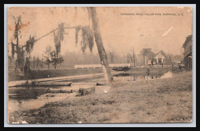BARNWELL SOUTH CAROLINA Fuller Park Swimming Pool 1938 ART PHOTO ...