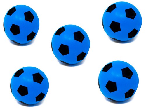 Pack of 5 - 17.5cm E-Deals Foam Sponge Football Ball Soft Indoor ...