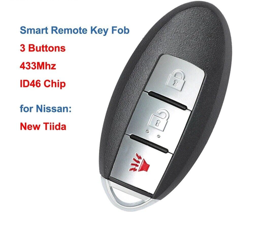 for Nissan New Tiida 2007 2008 2009 2010 2011 2012 Smart Remote Car Key ...