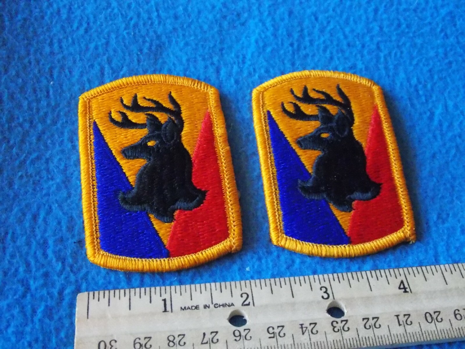 PAIR OF - US Army 86th Infantry Brigade Combat Team Full Color Patches ...