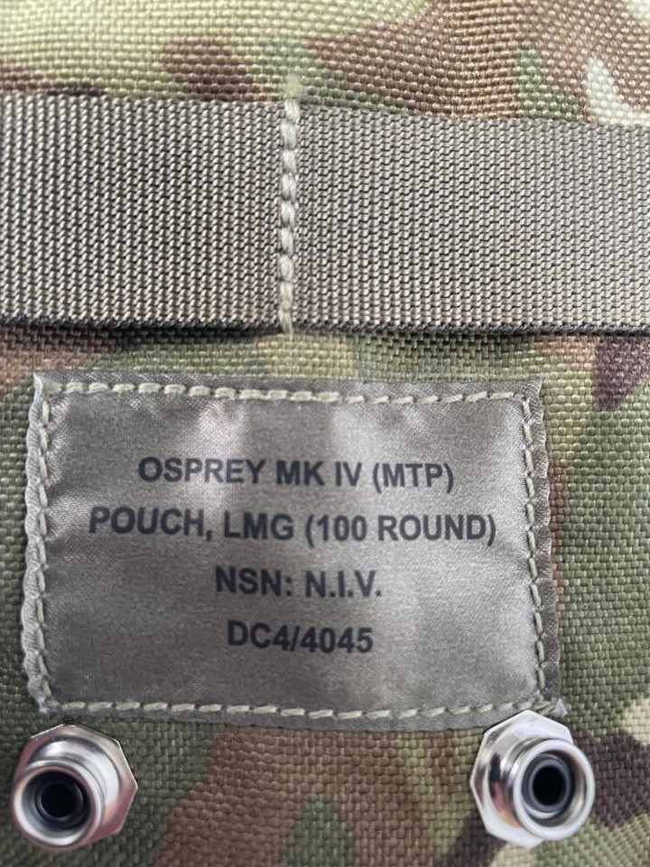 Osprey LMG (100 ROUND) Pouch MTP MOLLE X 2 Pouches MTP | eBay UK