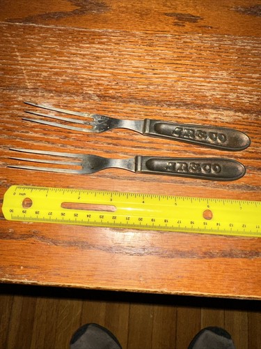 Pair Of Antique J R & Co. U.S.Army Cast Iron Mess Kit Forks. | eBay