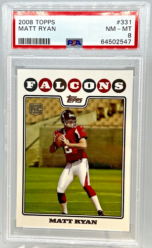 2008 Topps Matt Ryan Rookie RC #331 PSA 8 | eBay