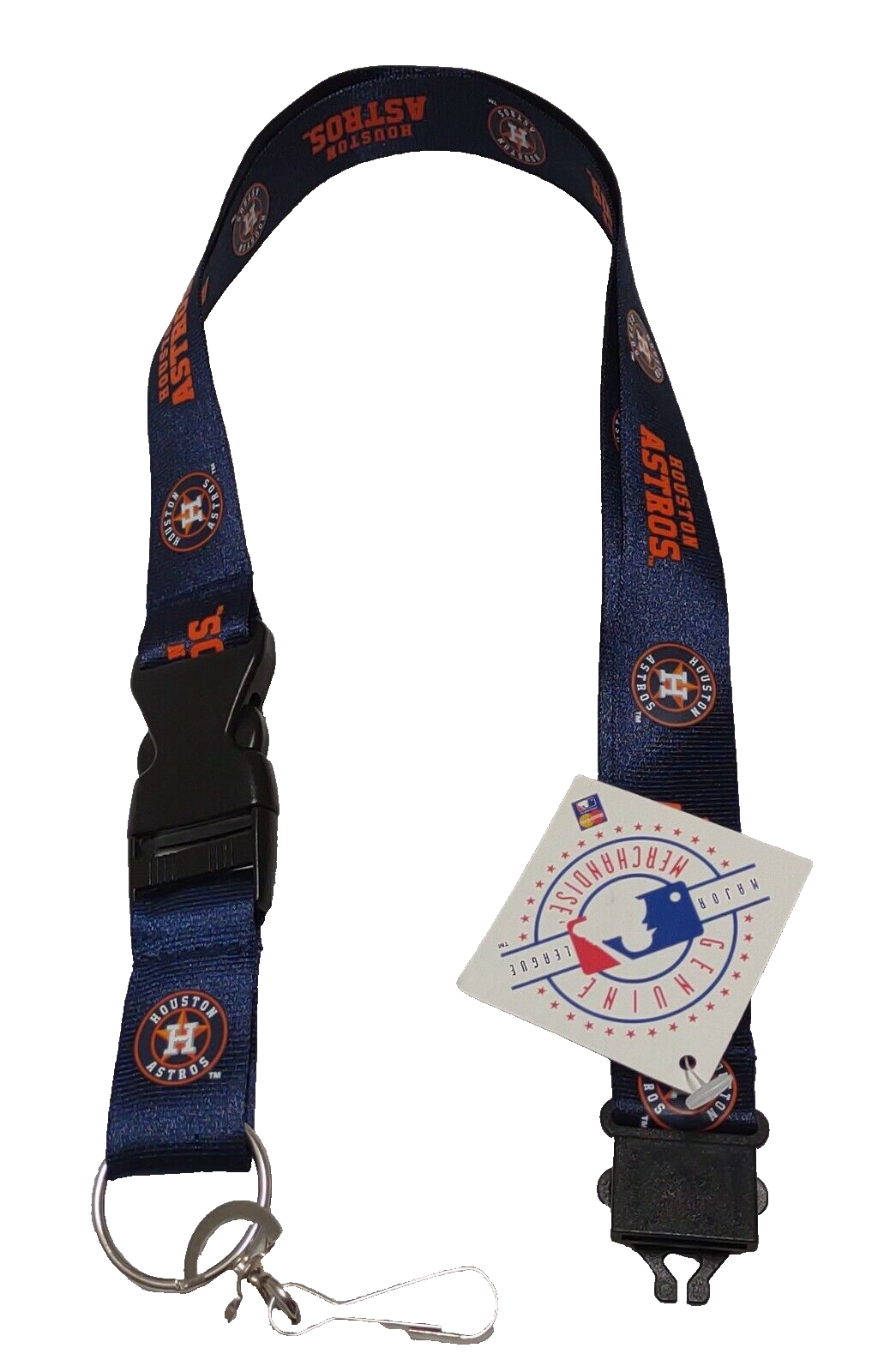 Houston Astros Premium 24" Long Nylon Breakaway ID Holder/Lanyard ...
