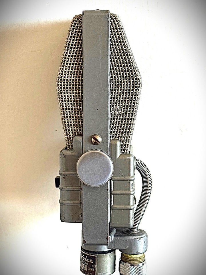 Vintage 1940s Electro Voice V1 Ribbon Microphone w/stand, new ribbon ...