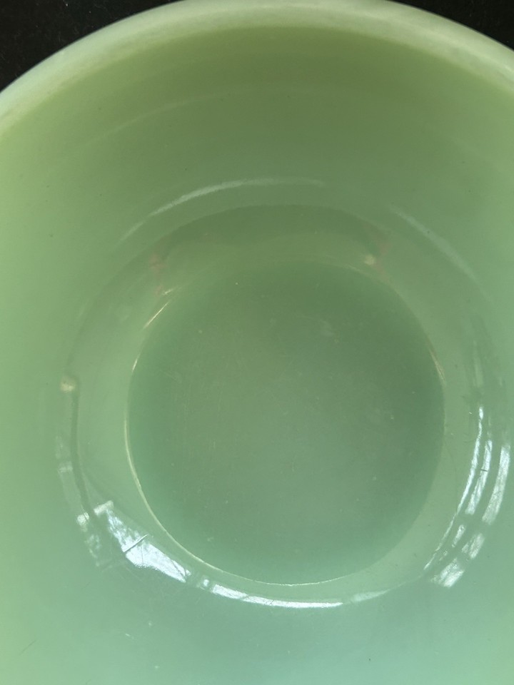 HOCKING FIRE-KING JADEITE 5" SOUP BOWL MID 1940s Backstamp OVEN Fire ...