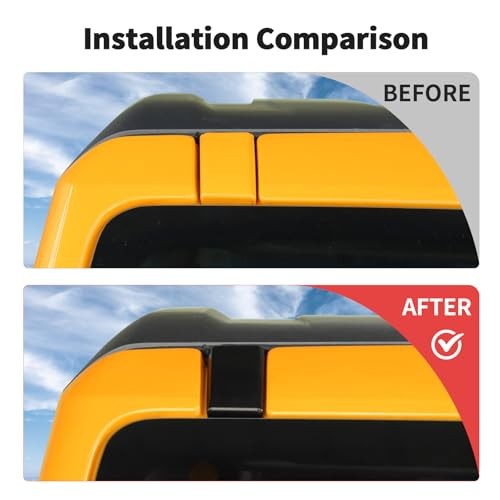 Top of The Roof Windshield Roof Rack Mounting Point Cover Trim Fit for ...