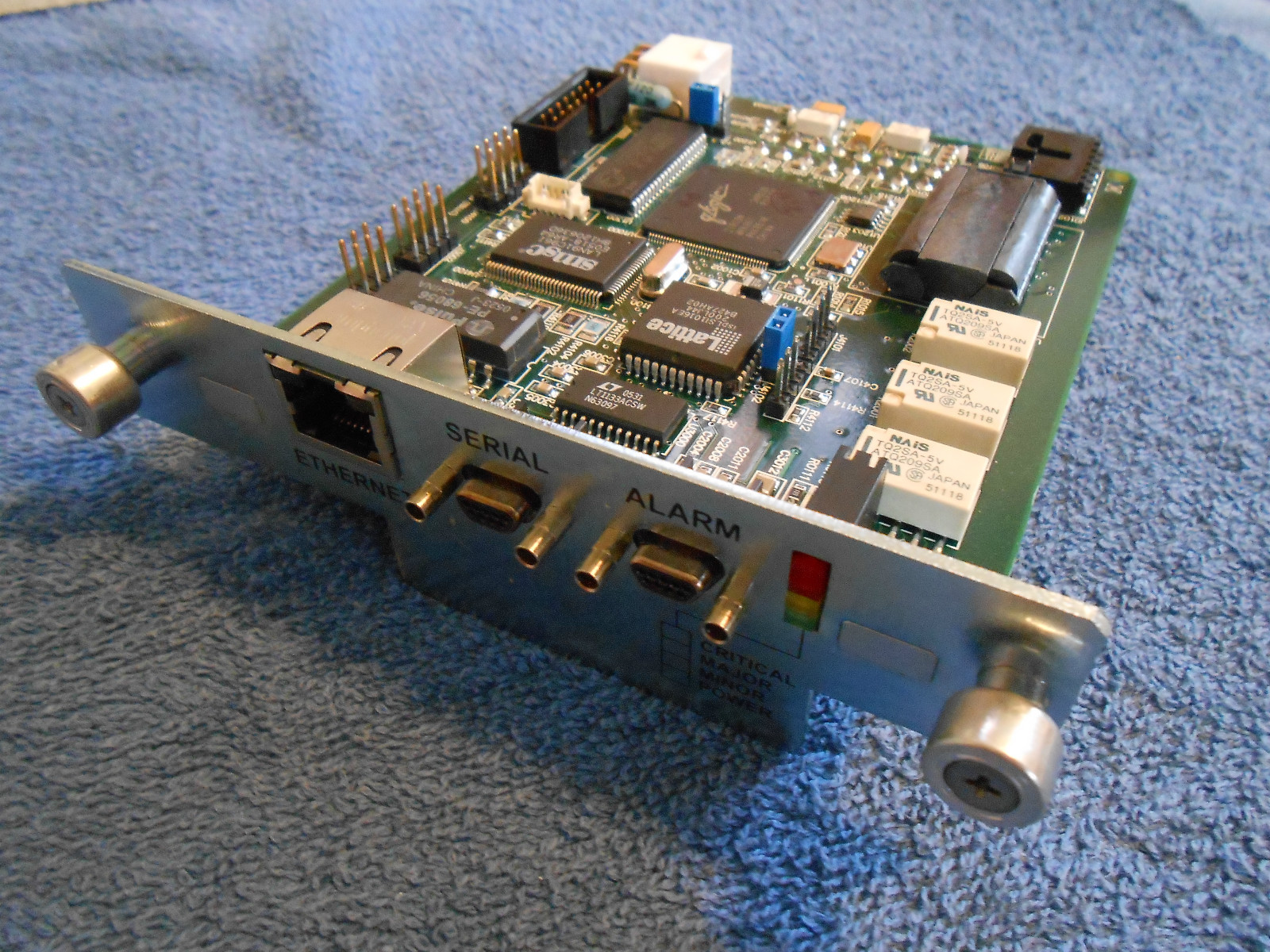 GNP 503759F SMART NODE ALARM CARD ON-BOARD ETHERNET, SERIAL AND ALARM ...