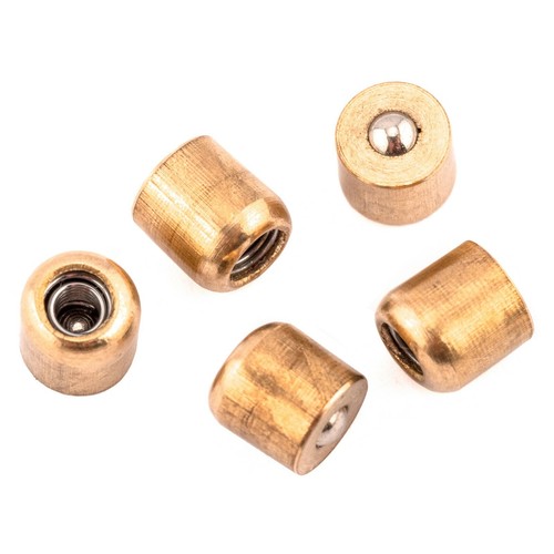5pcs 6mm Brass Spring Ball Valve Press Push Fit Oiler Oiling Button Oil ...