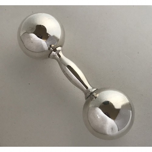 Tiffany & Co. Barbell Baby Rattle Sterling Silver SV925 Used | eBay