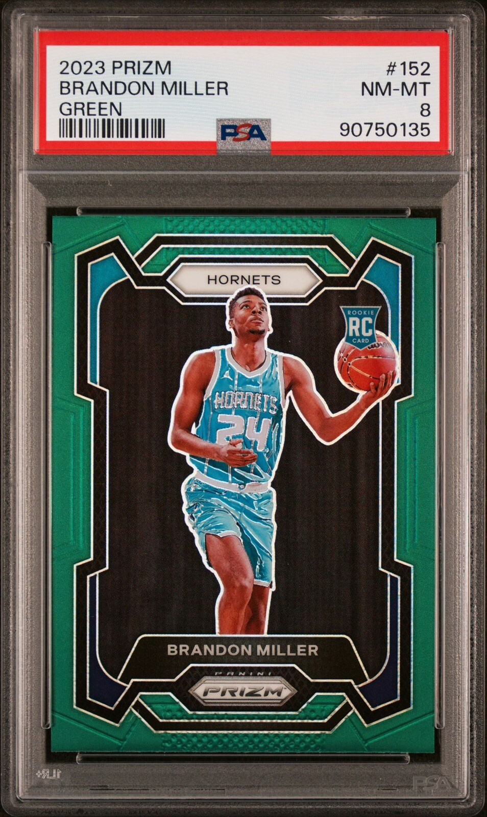 2023-24 Panini Prizm - Green Prizm #152 Brandon Miller (RC) for sale ...