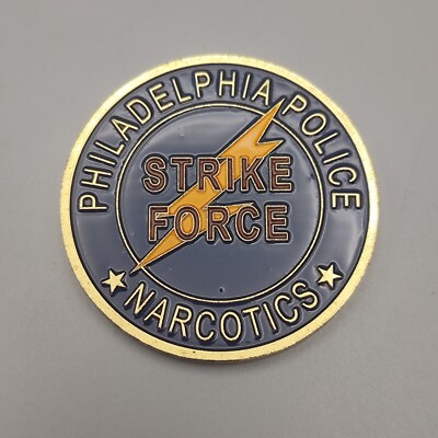 Philadelphia Police Narcotics Strike Force Challenge Coin | eBay
