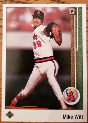 Mike Witt California Angels 1989 Upper Deck Baseball Card #555 MT | eBay